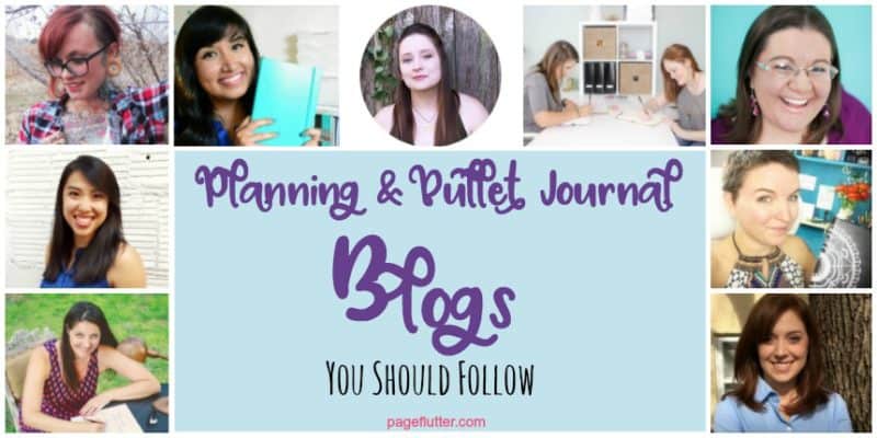 Planning + Bullet Journal Blogs to Follow | Page Flutter