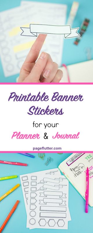 Free Printable Planner and Bullet Journal Stickers | Page Flutter