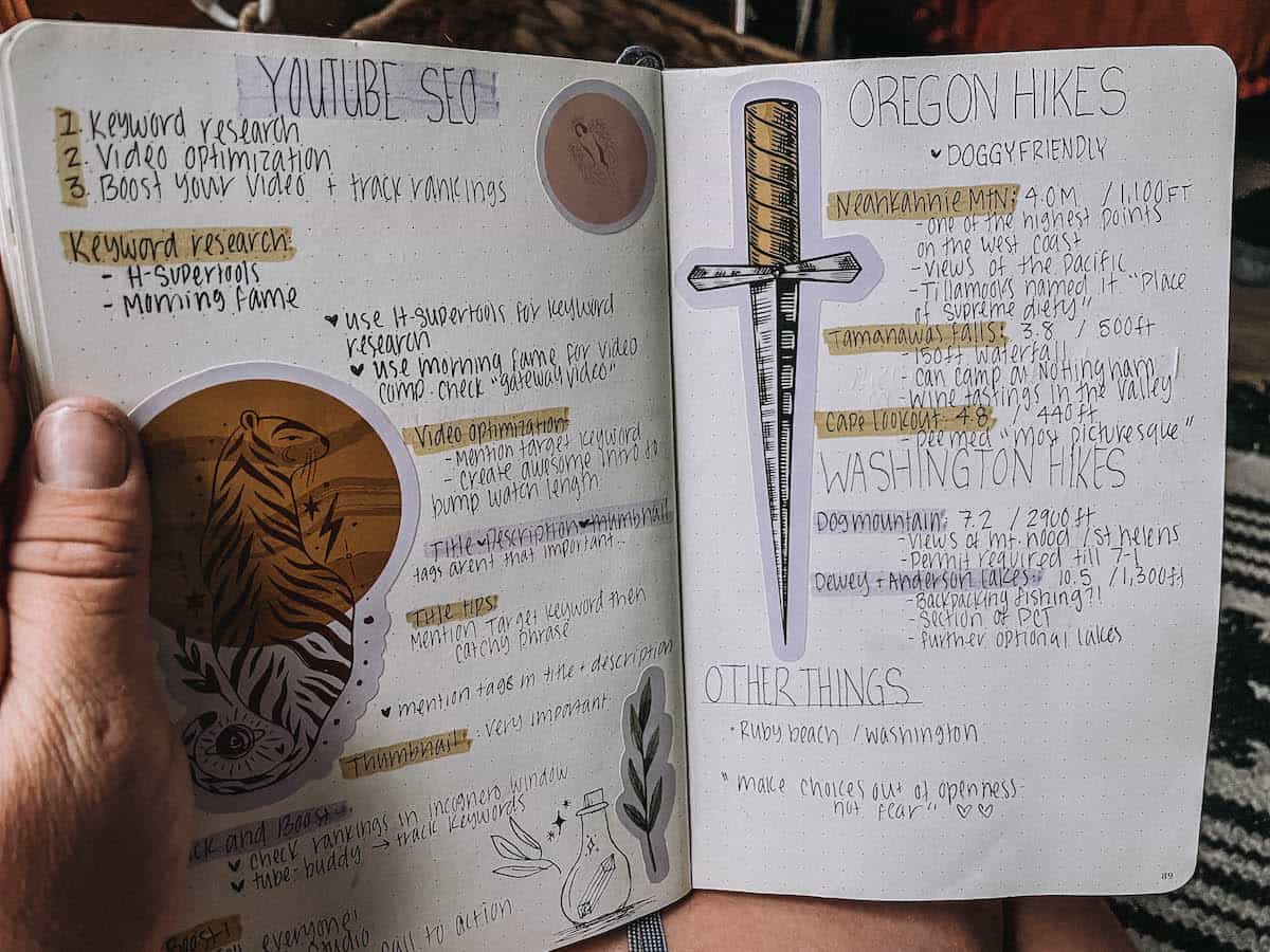 How to Plan Your 2025 Summer Bucket List (in Your Journal or Planner)